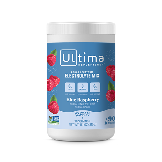 Blue Raspberry Electrolyte Hydration Powder - 90 Serving Canister