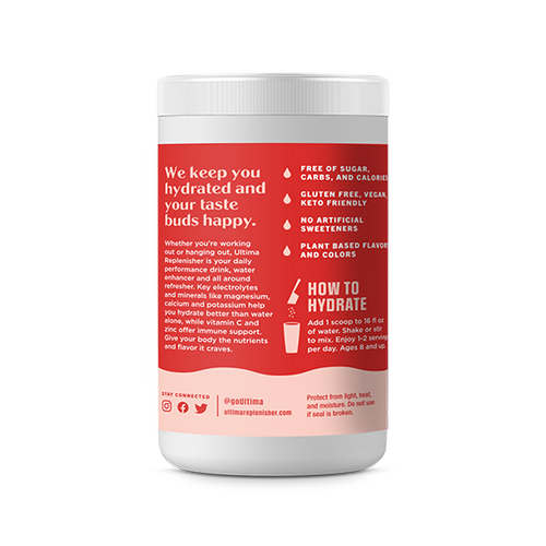 Cherry Pomegranate Electrolyte Hydration Powder - 90 Serving Canister
